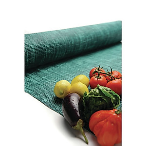 HUBERT® Wicker Case Liner Shelf Liner Green Vinyl Washable - 30'L x 36" W