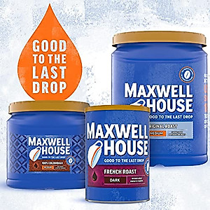 Maxwell House French Blend Ground Coffee, Bold Roast, 11 Ounce Canister