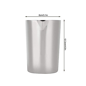 Stainless Steel Mixing Glass 17oz/500ml Cocktail Shaker Wine Mixer Thick Drink Mixing Cup Bartender DIY Tools for Home Bar