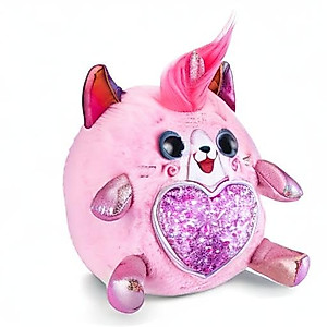 Rainbocorns Fairycorn Kitty Surprise by ZURU - 11" Plush Stuffed Animal, Fairy Wings, Unicorn Slime, Sequin Heart, Ages 3+ for Girls