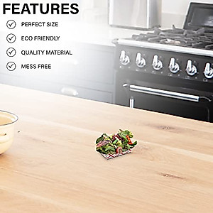 Paper Food Trays - 1/4 lb Small Disposable Plaid Classy Red and White Paper Food Boats by MT Products (100 Pieces) - Made in The USA