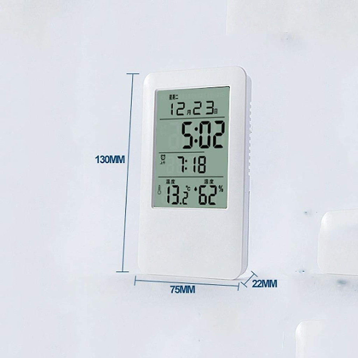 WODMB Thermometer Digital Indoor Thermometer Hygrometer with Humidity Guage, Accurate Temperature Humidity Monitor Meter with Touch Indoor