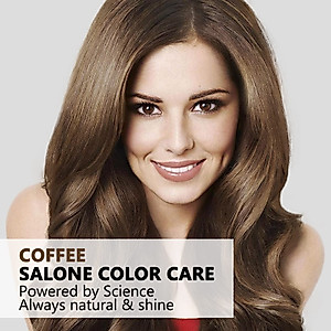 10 PCS Coffee Hair Dye Shampoo 3 in 1 Natural Hair Color Shampoo, Semi- Permanent Instant Hair Dye for Men & Women - Herbal Ingredients, 100% Grey Coverage | Lasts 30 Days, Natural Hair Dye Shampoo (Coffee)