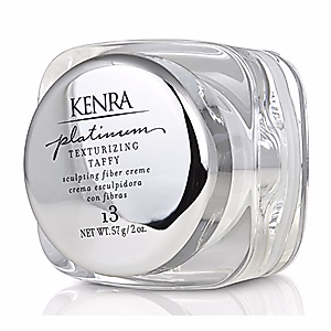 Kenra Platinum Texturizing Taffy 13 | Styling Fiber Crème | Medium Hold | Defines, Details, & Smooths Styles | Superior Control for Sculpting Short & Long Hairstyles | All Hair Types | 2 fl. Oz