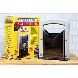 The Original Bagel Guillotine - Commercial Bagel Biter PRO - Model 7800 - BPA Free - NSF Approved - Dishwasher Safe - Made in USA