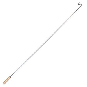 Only Hangers Hanger Hooker with Wooden Handle - Reach Pole - Hanger Retriever