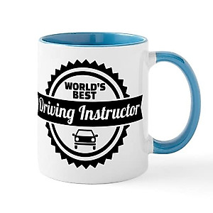 CafePress World?S Best Driving Instructor Mugs Ceramic Coffee Mug, Tea Cup 11 oz