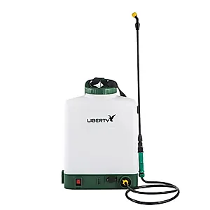 Liberty 4 Gallon, Battery Powered, Professional Grade, Backpack Electric Sprayer with Long Life Battery and Multiple Nozzles