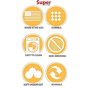 Super Area Rugs, Freeport Braided Collection Wool Mix Rug, Oatmeal & Ivory, Oval 4ft x 6ft