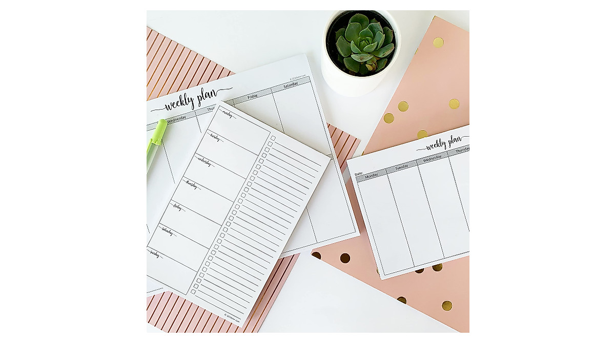 321Done Weekly Planning Notepad - Organize Your Week
