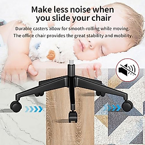 H HAILIBO Office Chair, Mesh Back Desk Chair, Flip-up Arms, Ergonomic, Black