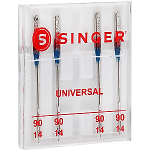 SINGER 04736 Sewing Machine Needles, 5-Pack, 90/14