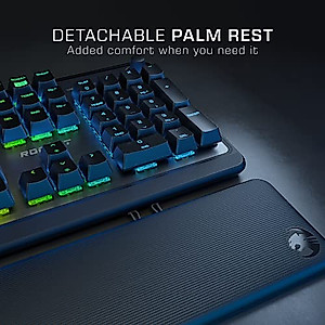 ROCCAT Pyro Mechanical Gaming Keyboard with RGB Lightning, Black (ROC-12-622) Burst Pro Lightweight Optical Gaming Mouse & ROCCAT Elo 7.1 USB Wired Surround Sound PC Gaming Headset