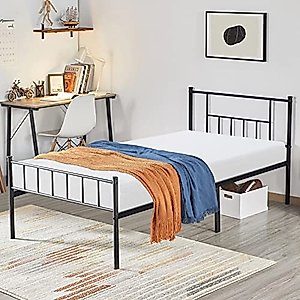 Twin Mattress, 8 Inch Gel Memory Foam Mattress CertiPUR-US Certified, Medium Firm Fiberglass Free Twin Mattress in a Box for Kids Bunk Trundle Bed Daybed