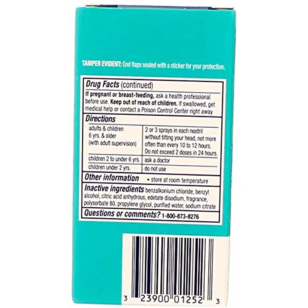 Vicks Sinex Severe Nasal Spray with Menthol 0.50 oz (Pack of 4)