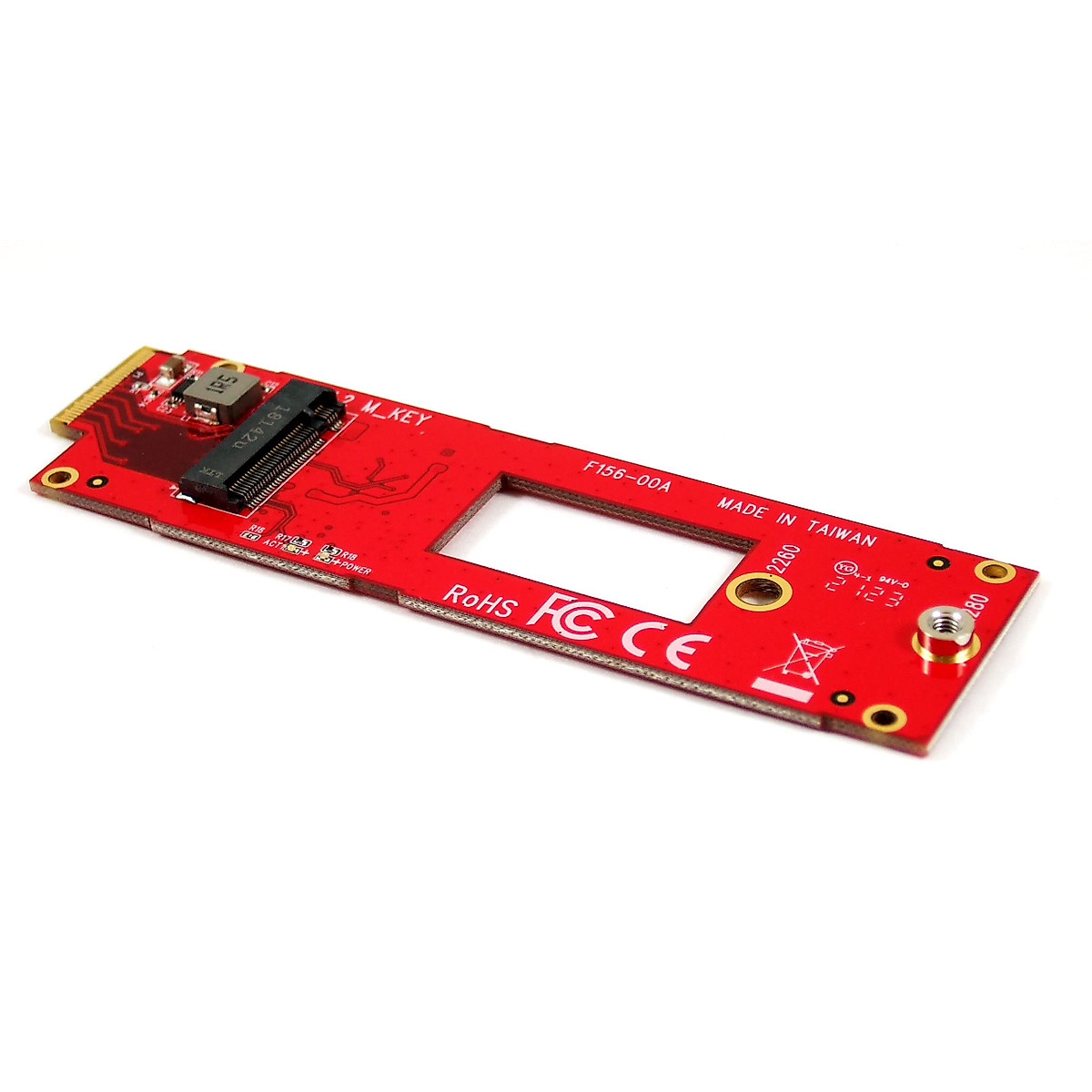 Ableconn E1S-DT156 NVMe M.2 SSD to NVMe EDSFF E1.S SSD Adapter