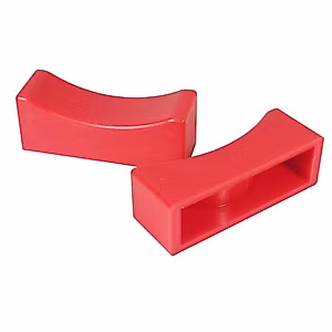 Prothane 191412 Red Jack Stand Pads fits up to 1.5 X 4.5 Inch Heads