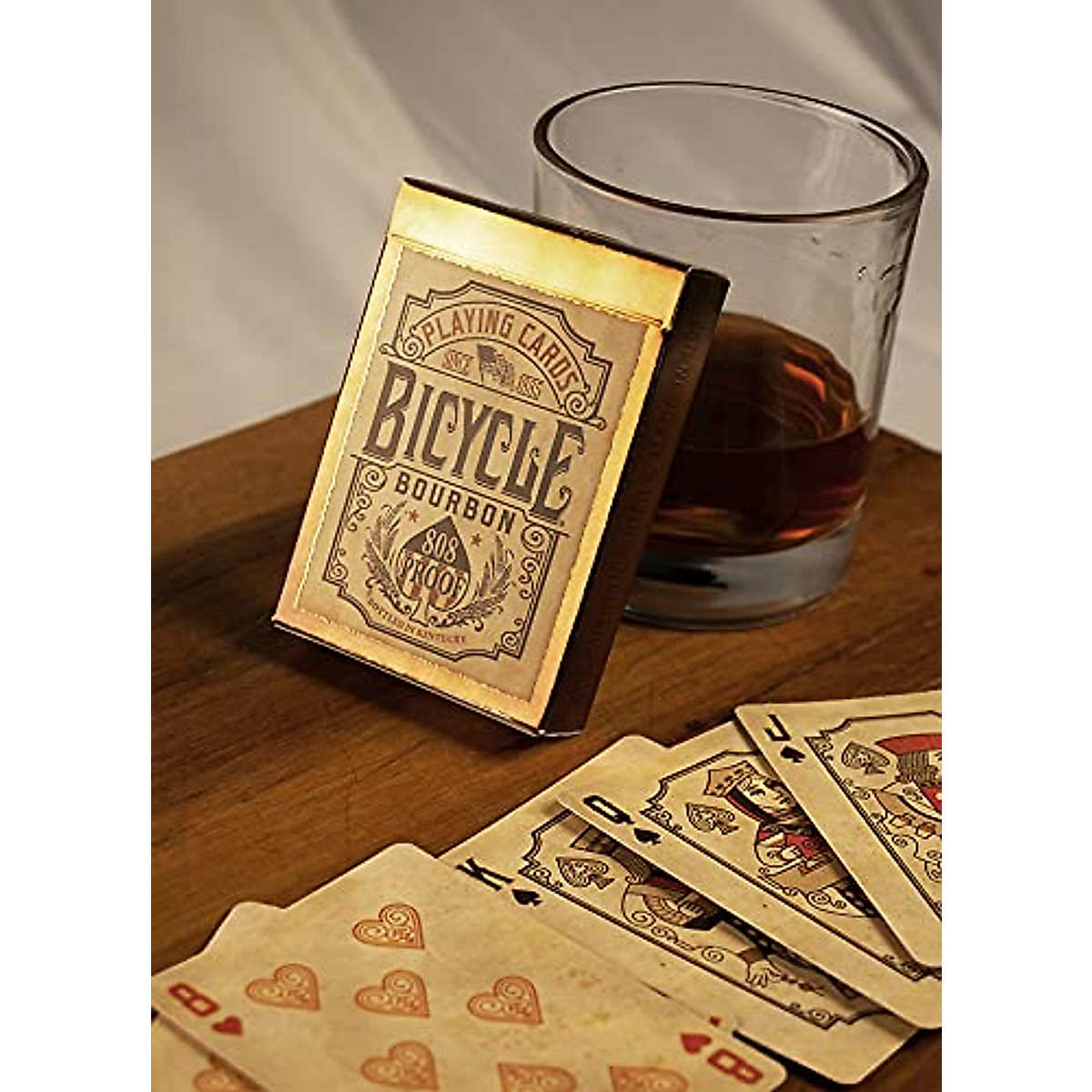Bicycle Bourbon Playing Cards Brown'