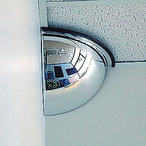 Safety Security Products H141185F Quarter Dome Acrylic Mirror, 18" Dia.