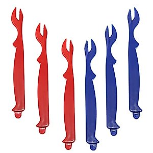 Maxmoral 6PCS Seafood Crackers Picks Tools Set, Crab Legs Crackers, Crackers Picks Tools Set for Lobster, Crab, Crawfish, Prawns, Shrimp