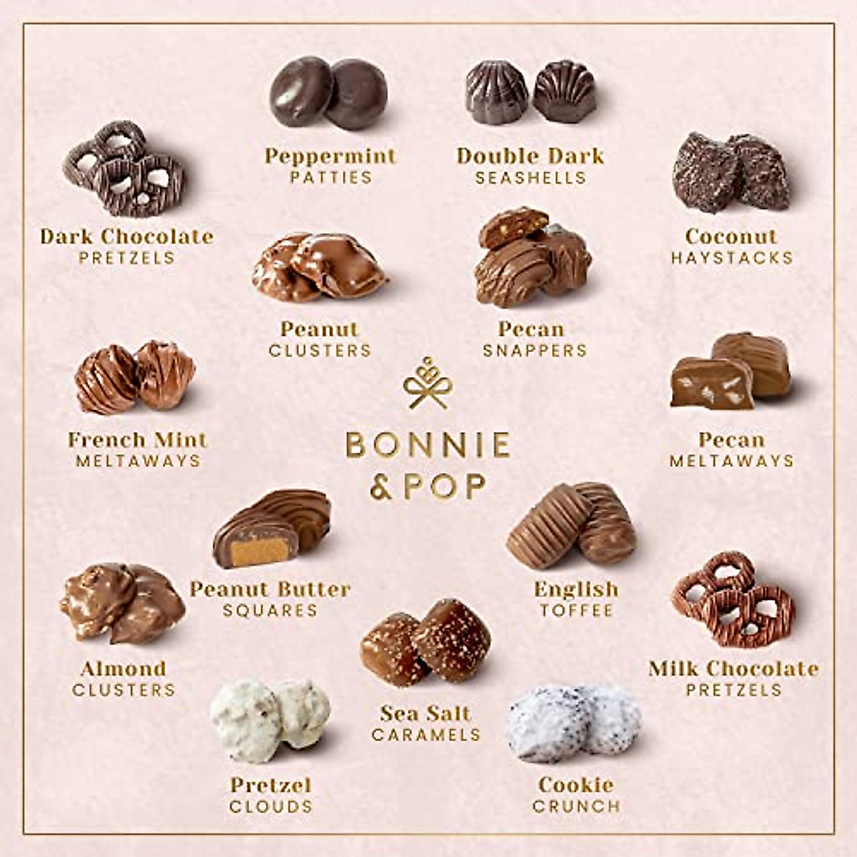 Gift Basket for Women | Chocolate Gift Box for Woman | Prime Gift Set for Mom, Wife, Girlfriend, Lover, Romantic | Bonnie and Pop