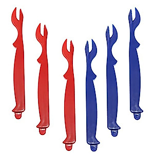 Maxmoral 6PCS Seafood Crackers Picks Tools Set, Crab Legs Crackers, Crackers Picks Tools Set for Lobster, Crab, Crawfish, Prawns, Shrimp