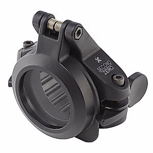 Axeon Optics Second Zero Precision Optical Prism for Hunting Rifle Scopes, 330-Yard Additional Zero (4.3 MOA), 50mm Objective, Bell Mount