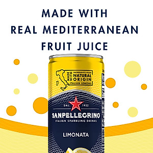 Italian Sparkling Drink, Sparkling Lemon Beverage, 12 Pack of 11.15 Fl Oz Cans