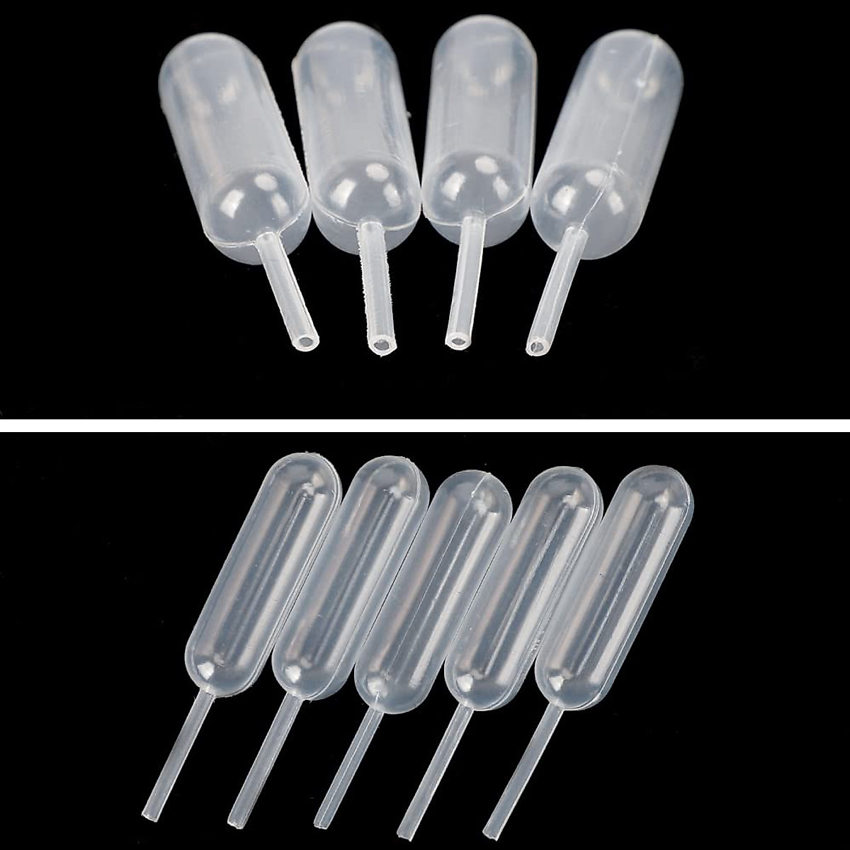 Tomnk 120pcs 4ml Plastic Cupcake Pipettes Squeeze Dropper Liquid Infuser Transfer Pipettes for Cupcakes, Strawberries