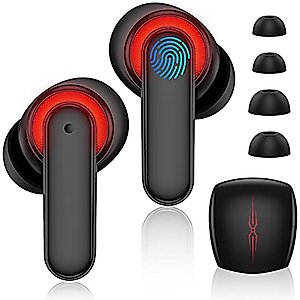 Jiunai Wireless Earbuds for iPhone 14 Pro Max, Bluetooth 5.3 Hi-Fi Bass Headphones wtih Mic USB C Charge Case Noise Reduce Touch Control Headset for iPad iPhone OnePlus Pixel 7 Pro Galaxy S23 S22