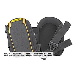 Custom Leathercraft DEWALT DG5224 Heavy-duty Flooring Kneepads Black