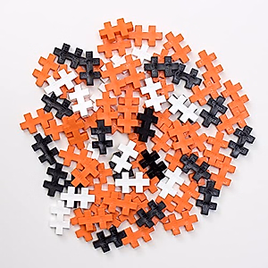 PLUS PLUS – Mini Maker Tube – Red Fox – 70 Piece, Construction Building Stem Toy, Interlocking Mini Puzzle Blocks for Kids