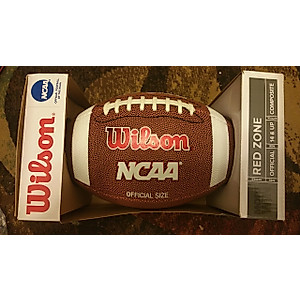 Wilson NCAA Red Zone Series Composite Leather Official Size Football | WTF1570ID