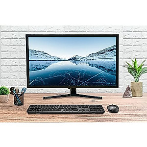 Lenovo All in one Tiny Computer Desktop PC, Intel Pentium J3710 Processor, 8GB Ram, 256GB SSD, New FHD 22 Inch Monitor, Wireless Keyboard and Mouse, WiFi/Bluetooth, Windows 10 (Renewed)