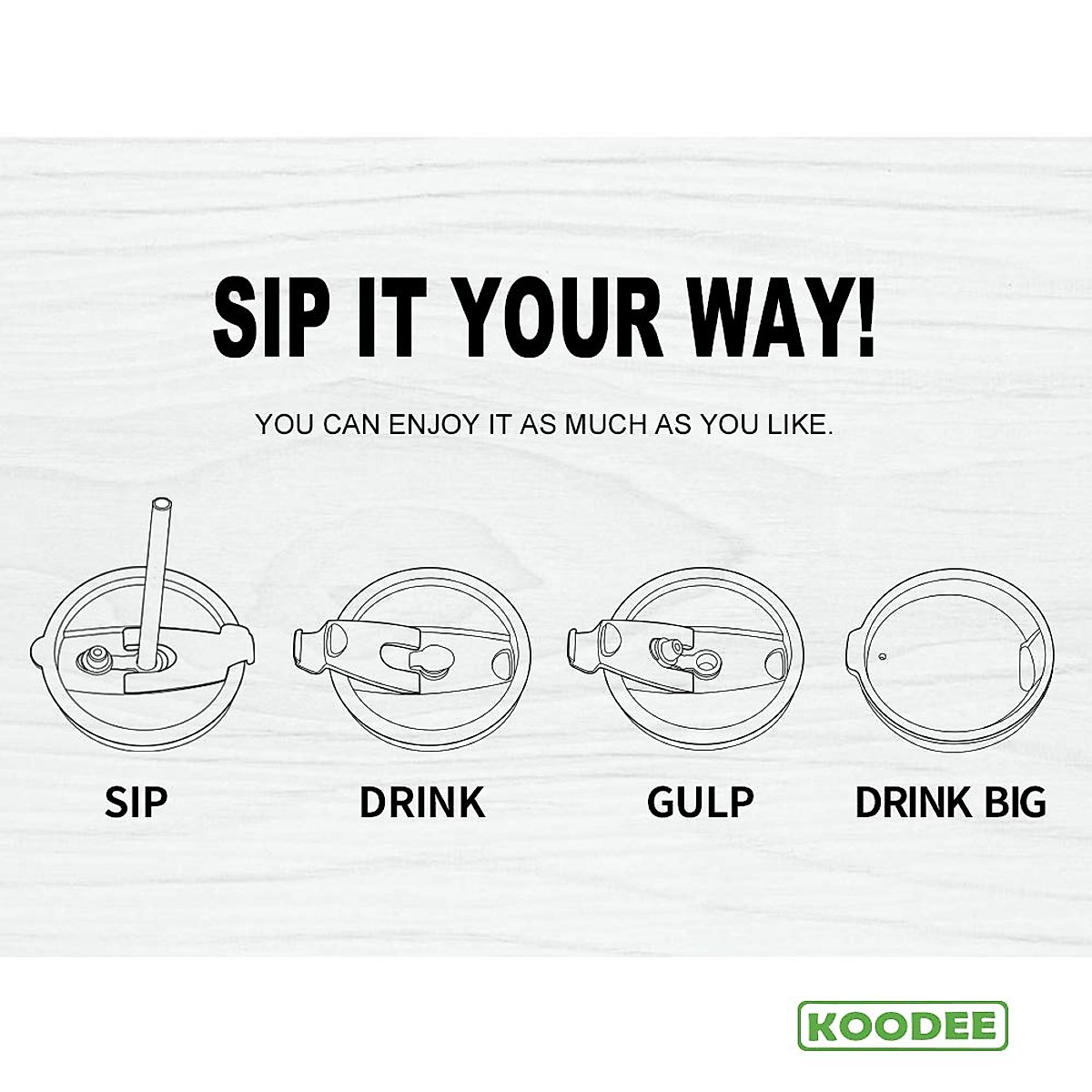 koodee Insulated Coffee Tumbler 30 oz Stainless Steel Double Wall Travel Coffee Mug with Lid and Straw, Handle (30 oz, Pink)