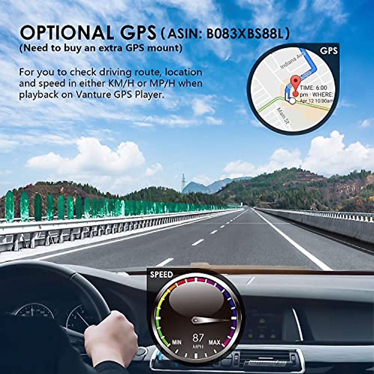 Vantrue N1 Pro Mini Dash Cam Full HD 1920x1080P Car Dash Camera 1.5 inch 160 Degree DashCam with Super Night Vision Sensor, 24 Hrs Parking Mode, Motion Detection, Support 256GB Max(2023)