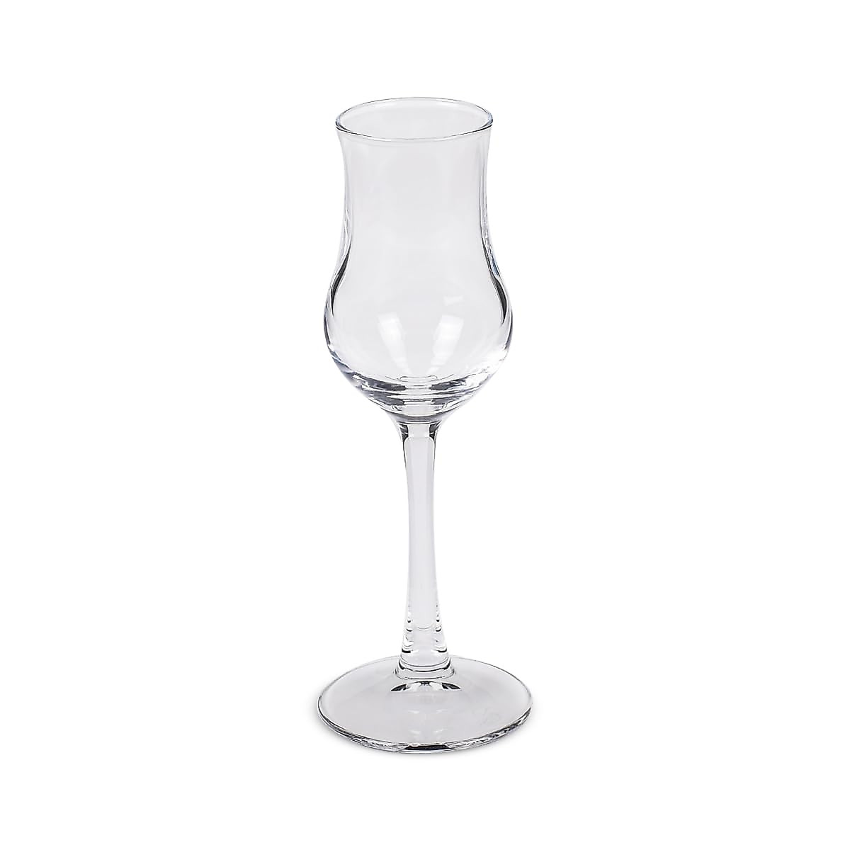 SECEN LONDON Set of 6, 3.2 oz, Crystal Glass Stemware Collection Fruit Brandy/Grappa Cocktail Spirits Glass, Dinner Drinks, Italian Tulip Shape, Tasting Glasses, Perfect For Nosing and Sipping