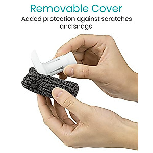 Vive Walker Ski Glides & Covers 4 PCS - Tennis Ball Accessories Sliders for Seniors, Universal, Heavy Duty - Precut Medical Folding Rolling Slider Replacement Feet Coaster Cap Gliders, Durable