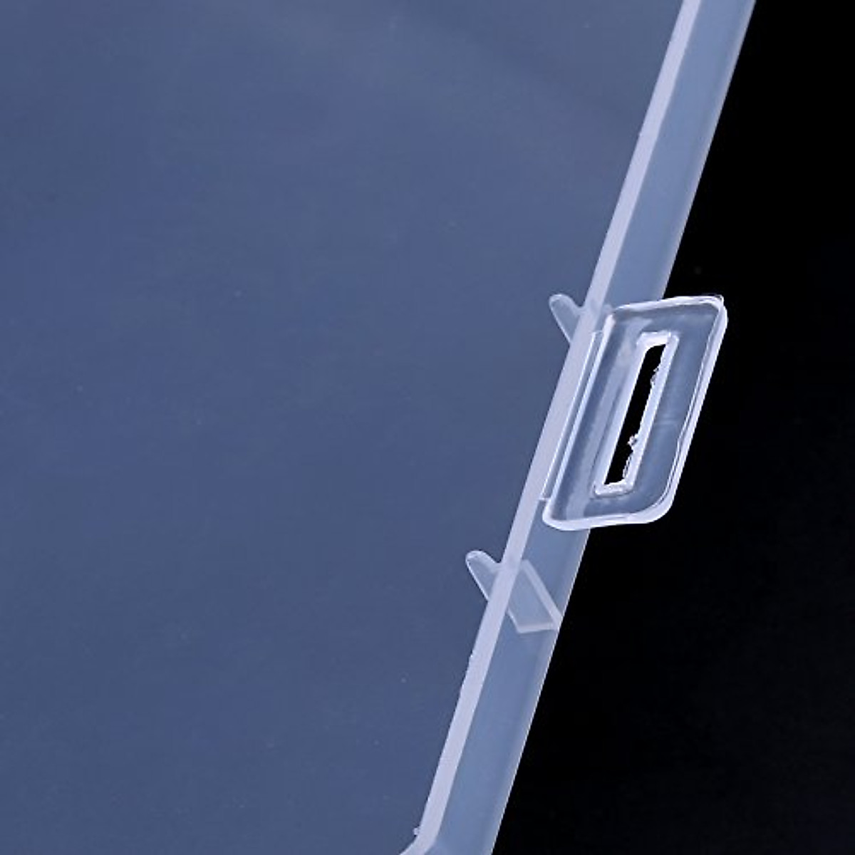 szzijia Zijia Plastic Adjustable 28 Slots Boxes of Diamond Painting Accessories Jewelry Container Storage Box (Clear White)