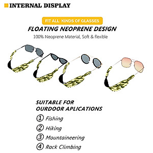 Belidome Tooth Toothpaste Purple Eyewear Retainer Holder Straps Durable Neoprene Protector, Purple