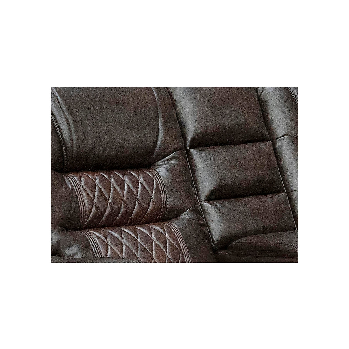 Kingway Sofas, 2 Recliner Seat, Brown