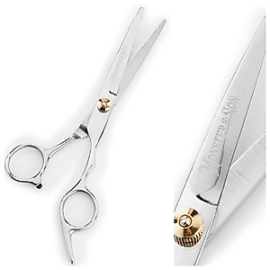 Monster&Son Premium 7-Item Organic Beard Kit - Beard Oil, Beard Balm, Beard Brush, Beard Comb, Scissors, Canvas Travel Bag - Male Grooming Kit in Gift Box - Great Mens Birthday Gift - Father's Day