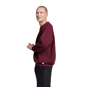 Russell Athletic Men's Dri-Power Fleece Crew, Maroon, Medium
