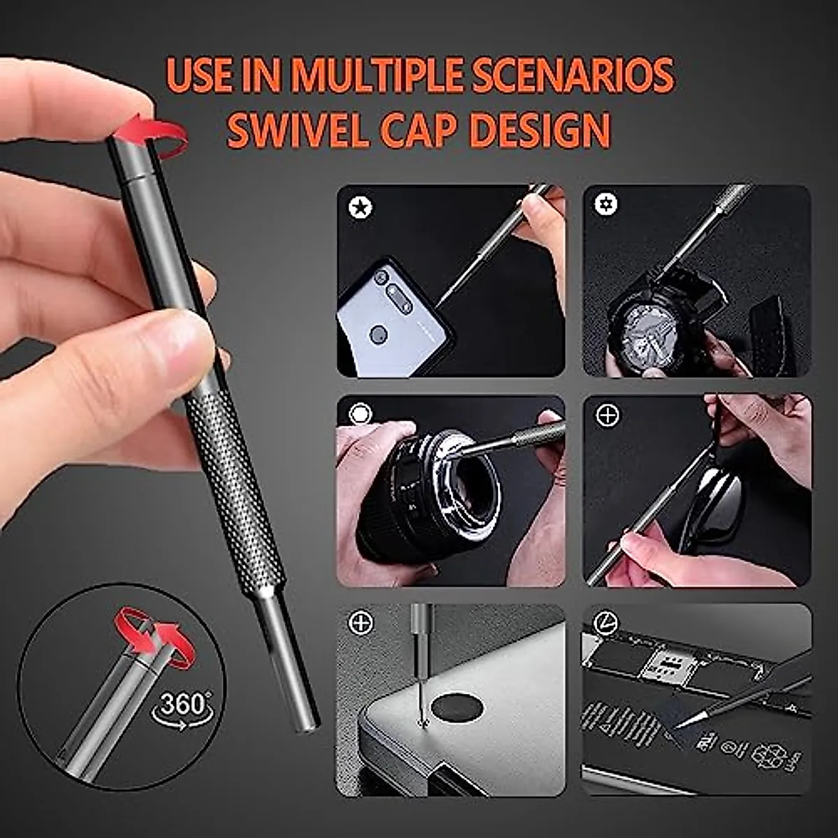 Screwdriver Set 50 in 1 Small Screwdriver Set With Case, Micro Screwdriver Set - Repair Kit for Computer, I Phone, Macbook, PS4, PS5, Xbox Controller Repair Kit