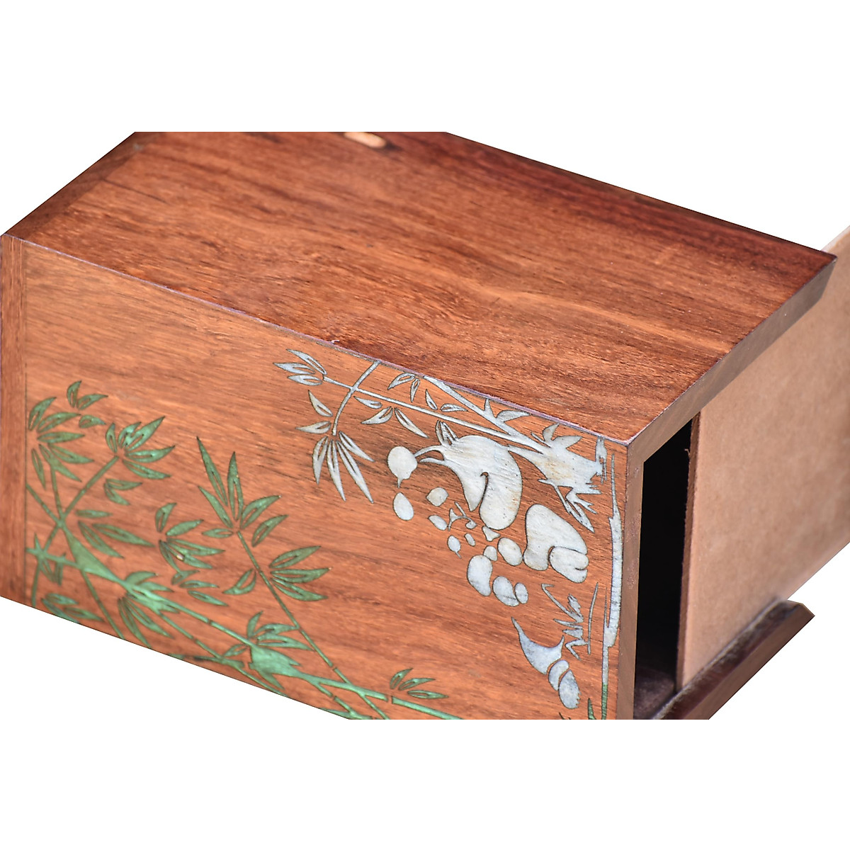 Green and White Resin Urn Wooden Urn Box Lichtenberg Figure Cremation Urn for Human Ashes Adult Large Funeral urn Ashes Urn for Ashes pet urn Fractal Burning urn Memorial Urn (Large up to 250 lb)