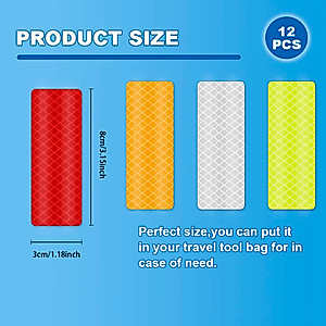 Reflective Stickers Reflective Tape Outdoor Waterproof Reflector Tape 4colors Reflective Warning Tape Safety Sticker Tapes High Visibility For Clothing Night Riding Walking Car Bike Motorcycle Helmet