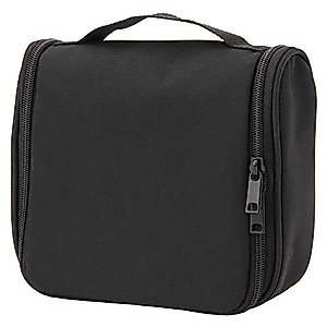 MUJI Polyester Hanging Travel Case, 16 cm Width x 19 cm Depth x 6 cm Height, Black