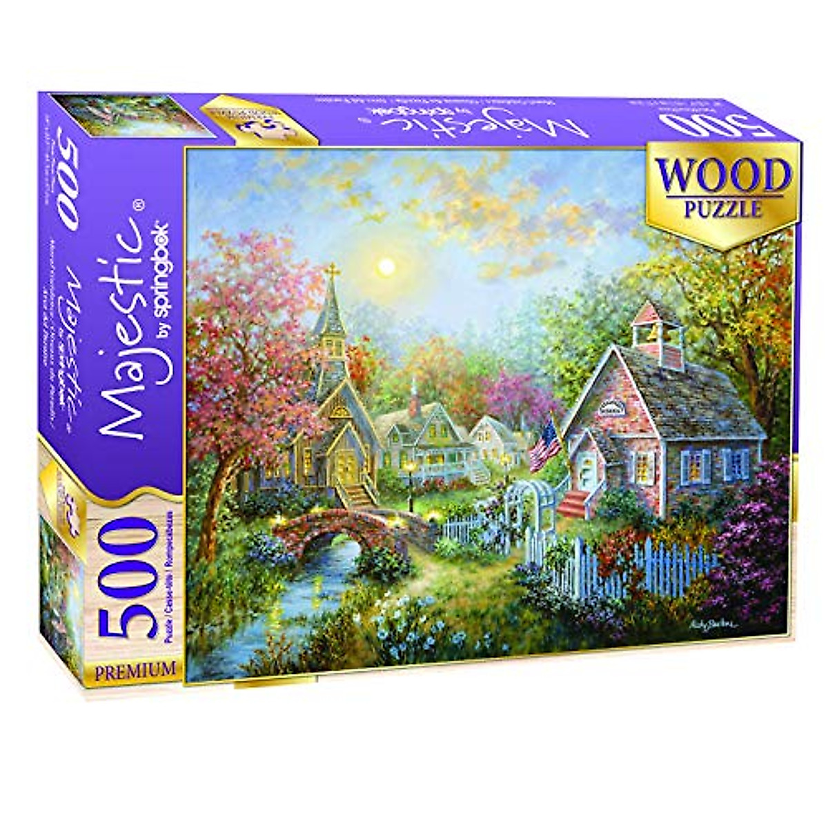 Springbok Majestic 500 Piece Wood Jigsaw Puzzle - Moral Guidance