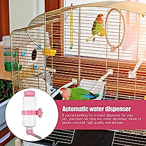 Hemobllo 473ml Hamster Water Bottle, No Drip Hanging Drinking Dispenser Automatic Drinking Fountain for Small Animals Mice Gerbil Rat Chinchillas Guinea Pig Squirrel