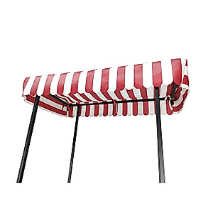 FixtureDisplays® 24" Tire Black Tricyle Vending Cart Ice-Cream Wagon Flower Cart Kiosk Farmers Market Booth Collapsable 10052-NF